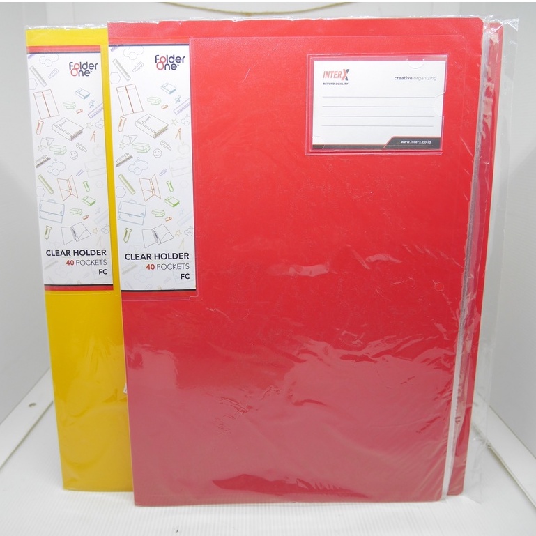Jual CLEAR HOLDER / DOKUMEN KEEPER 20/40/60 POCKET FOLIO | Shopee Indonesia