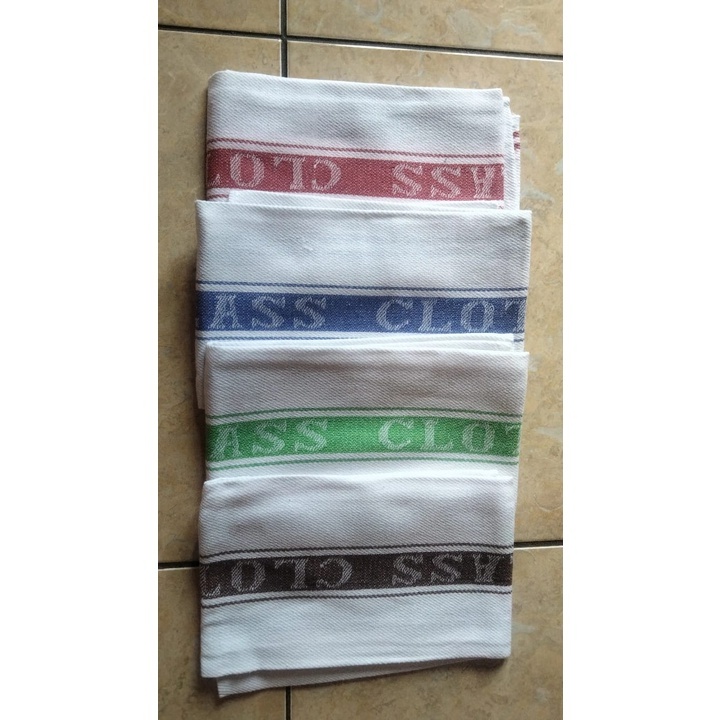 Jual Kitchen Cloth, Glass Cloth, Kitchen Towel 40x70 cm Lap Gelas ...