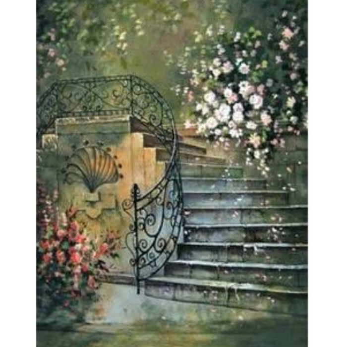 Jual Background Studio Photo Model Tangga dihiasin bunga | Shopee Indonesia