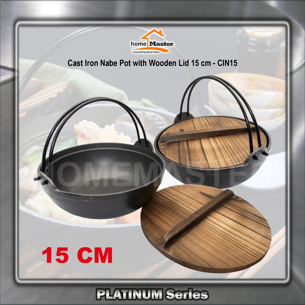 Jual Homemaster Japanese Cast Iron/Besi Cor Sukiyaki/Shabu/Nabe Pot 15 ...