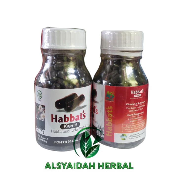 Jual Habbats Habbatussauda Murni 200 Kapsul | Shopee Indonesia