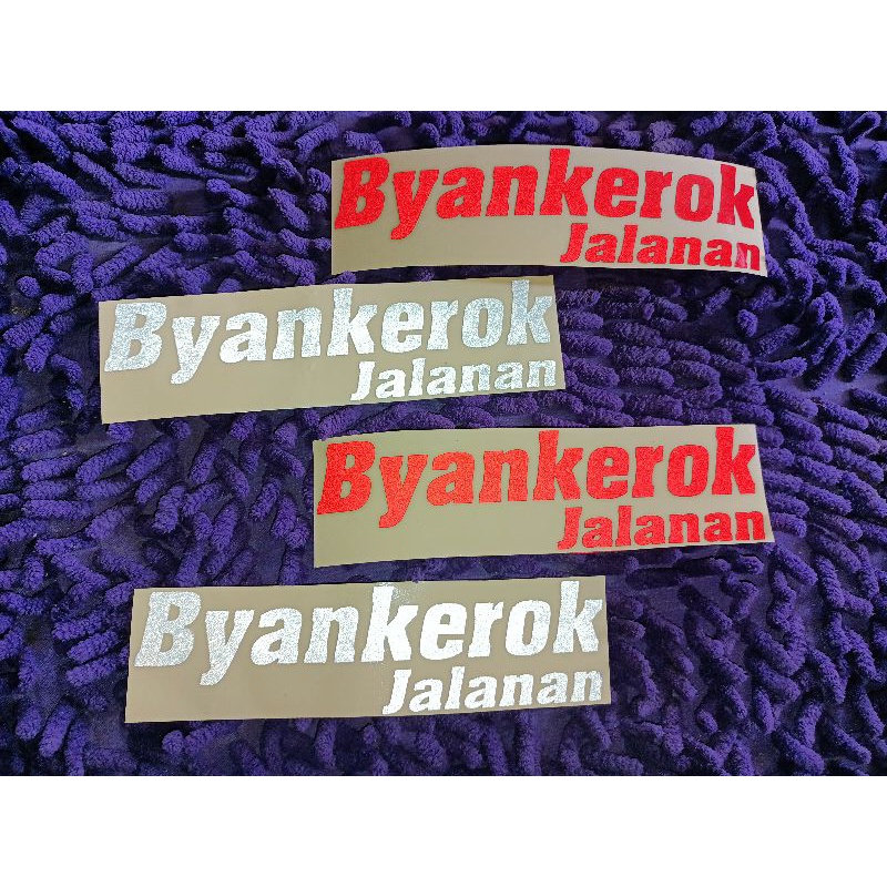 Jual Sticker Cutting Byankerok || Sticker Byankerok Jalanan (COD ...