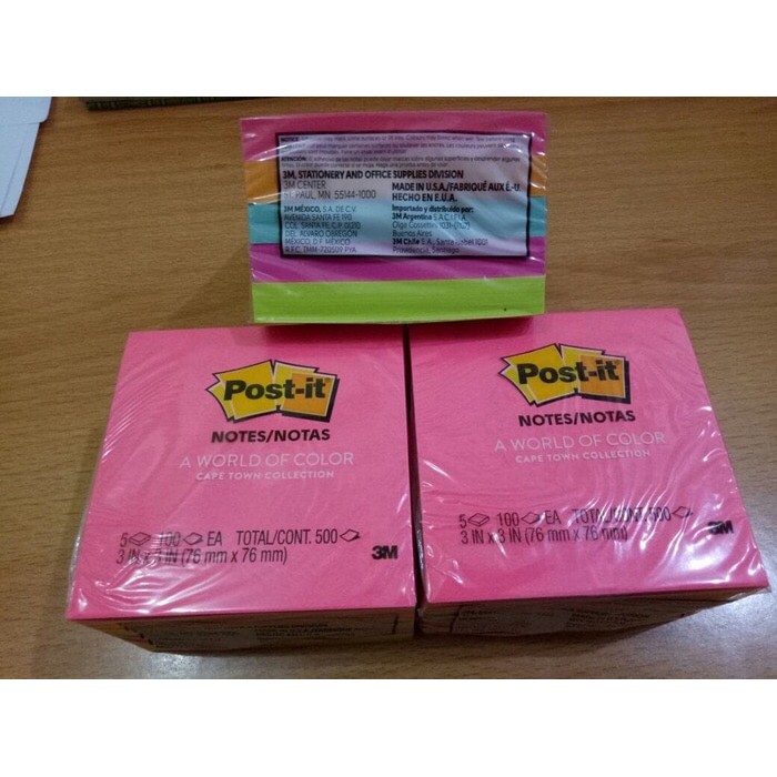 Jual PROMO Sticky Note 654-AN Warna 3M (PER PAK ISI 5) cxxxx | Shopee ...