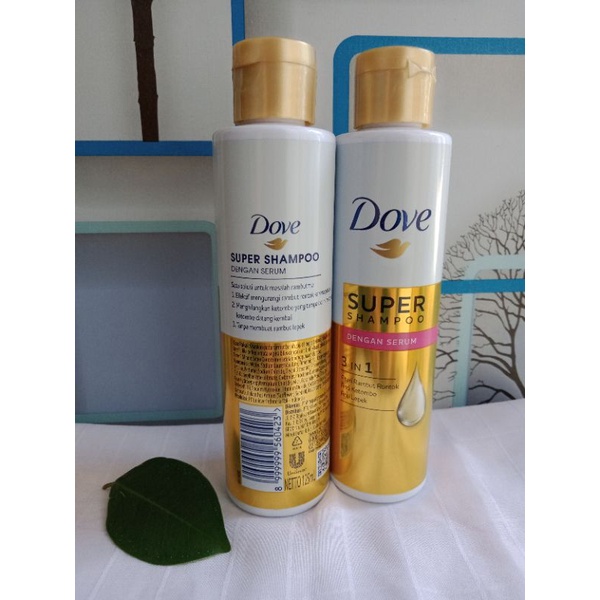 Jual Dove super shampoo serum 3in1 botol 125 ml | Shopee Indonesia