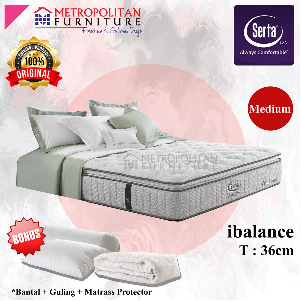Jual Kasur Springbed SERTA iBalance Spring bed Matras | Shopee Indonesia