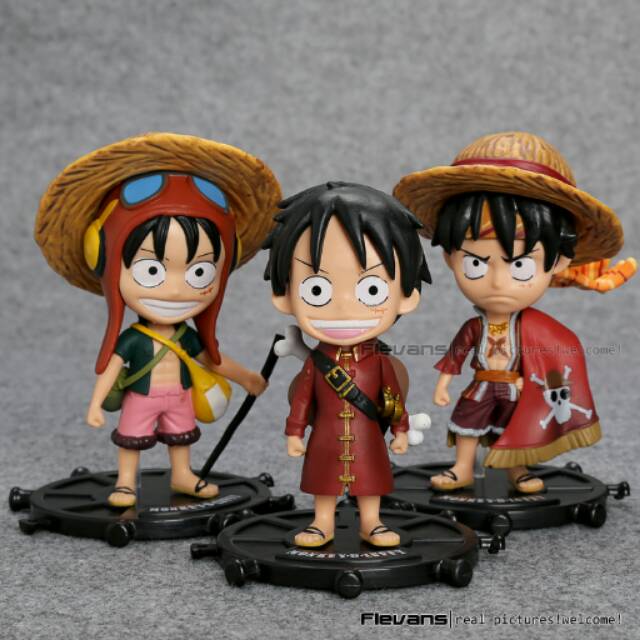 Jual Action Figure / Miniatur Mainan Topper One Piece Monkey D Luffy ...