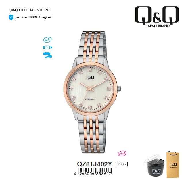Jual Q&Q QnQ QQ Original Arloji Jam Tangan Wanita Analog Stainless ...
