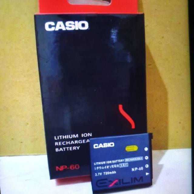 Jual Baterai/Battery Casio Np-60 For Charger Casio Bc-60L | Shopee Indonesia