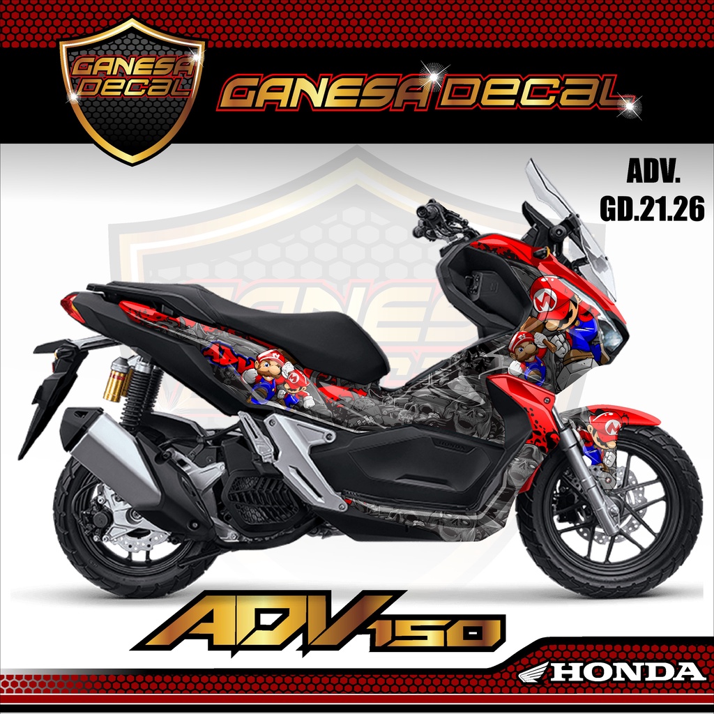 Jual Decal Sticker - Dekal Stiker Motor Honda ADV 150 Fullbody Desain ...