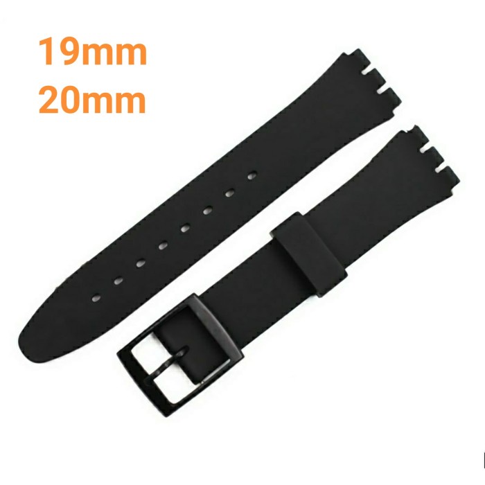 Jual Swatch Rubber Strap Tali Jam Tangan Karet 19mm 20mm Shopee Indonesia