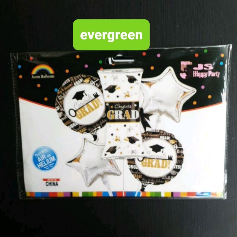 Jual PAKET BALON WISUDA | PAKET BALON FOIL WISUDA BALON GRADUATION ...