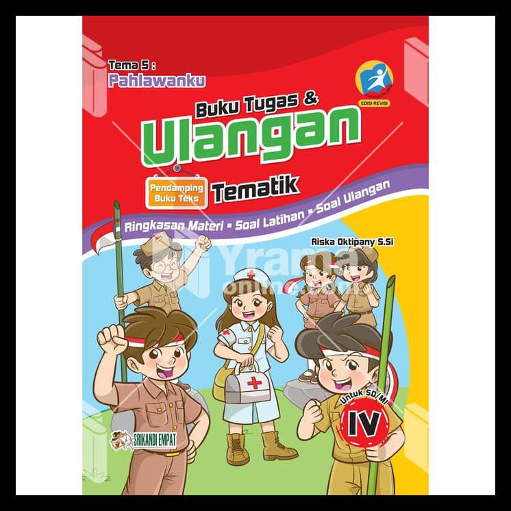 Jual Terlaris Buku Tugas Dan Ulangan Tematik Sd Kelas 4 Tema 5