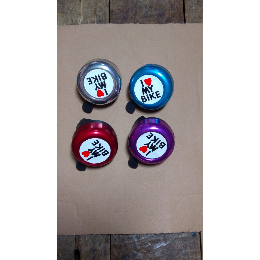 Jual Bel Bell Sepeda anak lucu I LOVE MY BIKE | Shopee Indonesia