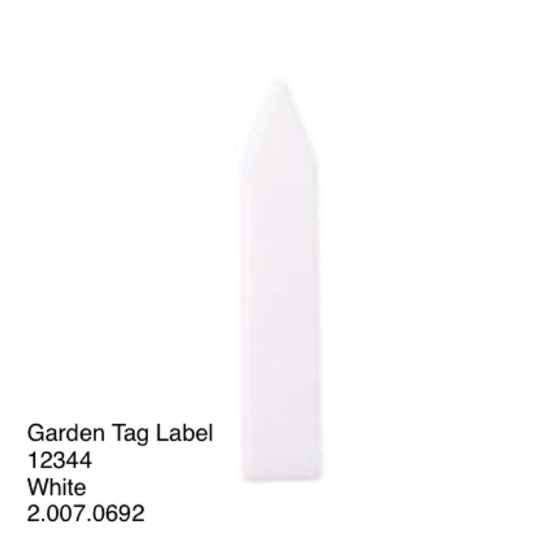 Jual White PVC Plastic Garden Tag Nama Label Plant Pot Markers Stake Tags - Putih White Yard ...