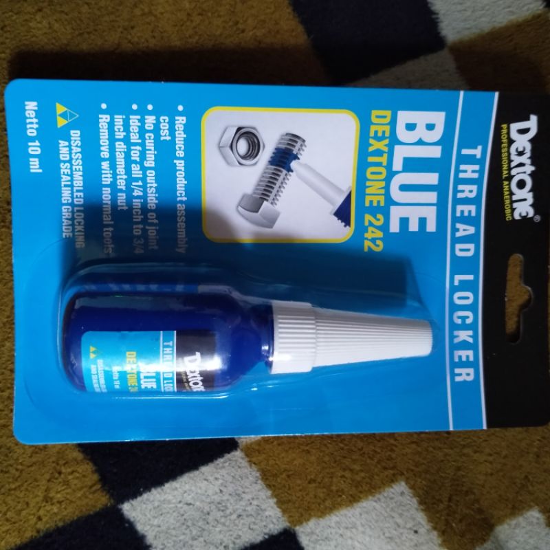 Jual Lem thread locker blue dextone 242 | Shopee Indonesia
