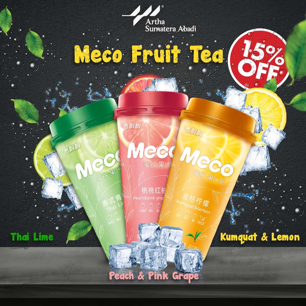 Jual MINUMAN MECO FRUIT TEA | Peach & Grapefruit | Kumquat & Lemon ...