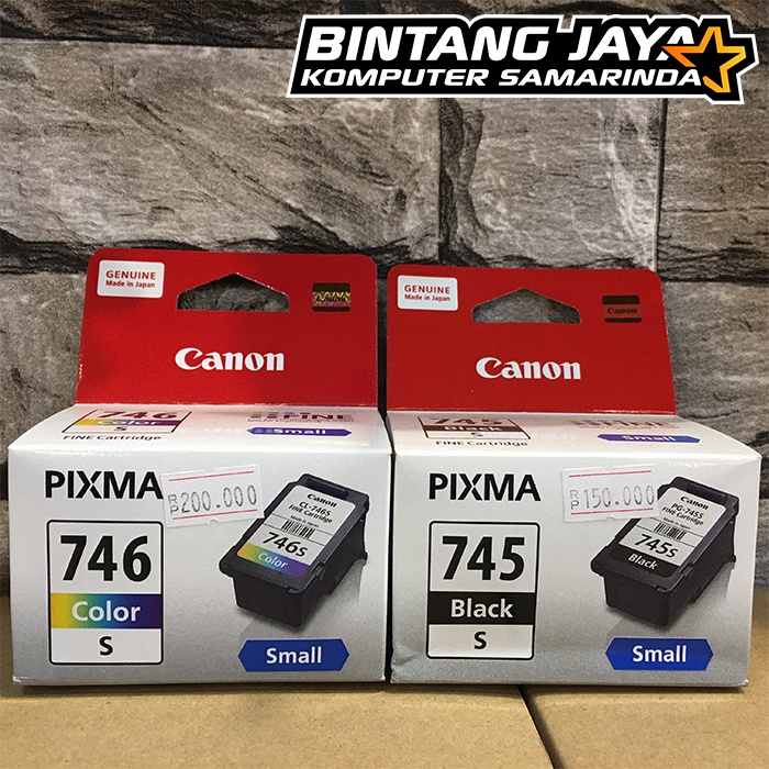 Jual Cartridge Printer Canon Pixma 746S Color/Warna & 745S Black/Hitam ...