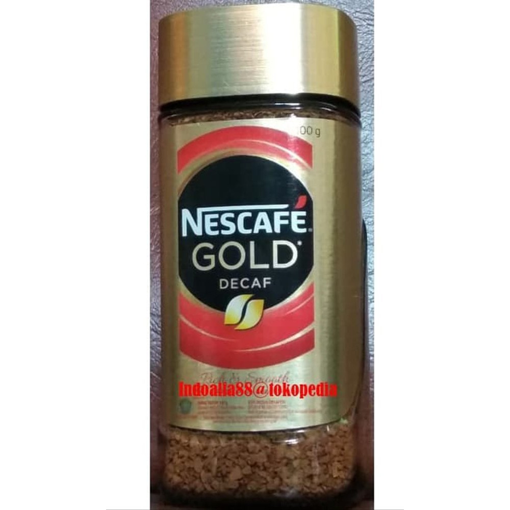 Jual Nescafe Decaf Gold Blend Jar 100Gr | Kopi Bubuk Premium Rendah ...