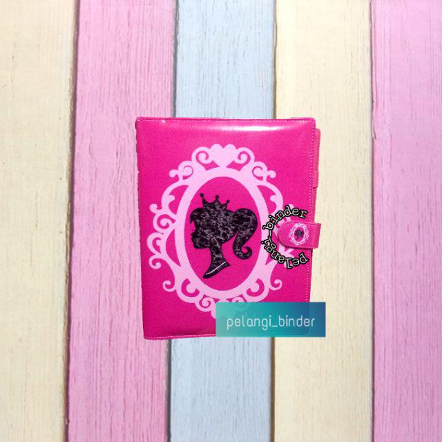 Jual Binder printing motif siluet barbie ukiran A5 B5 | Shopee Indonesia