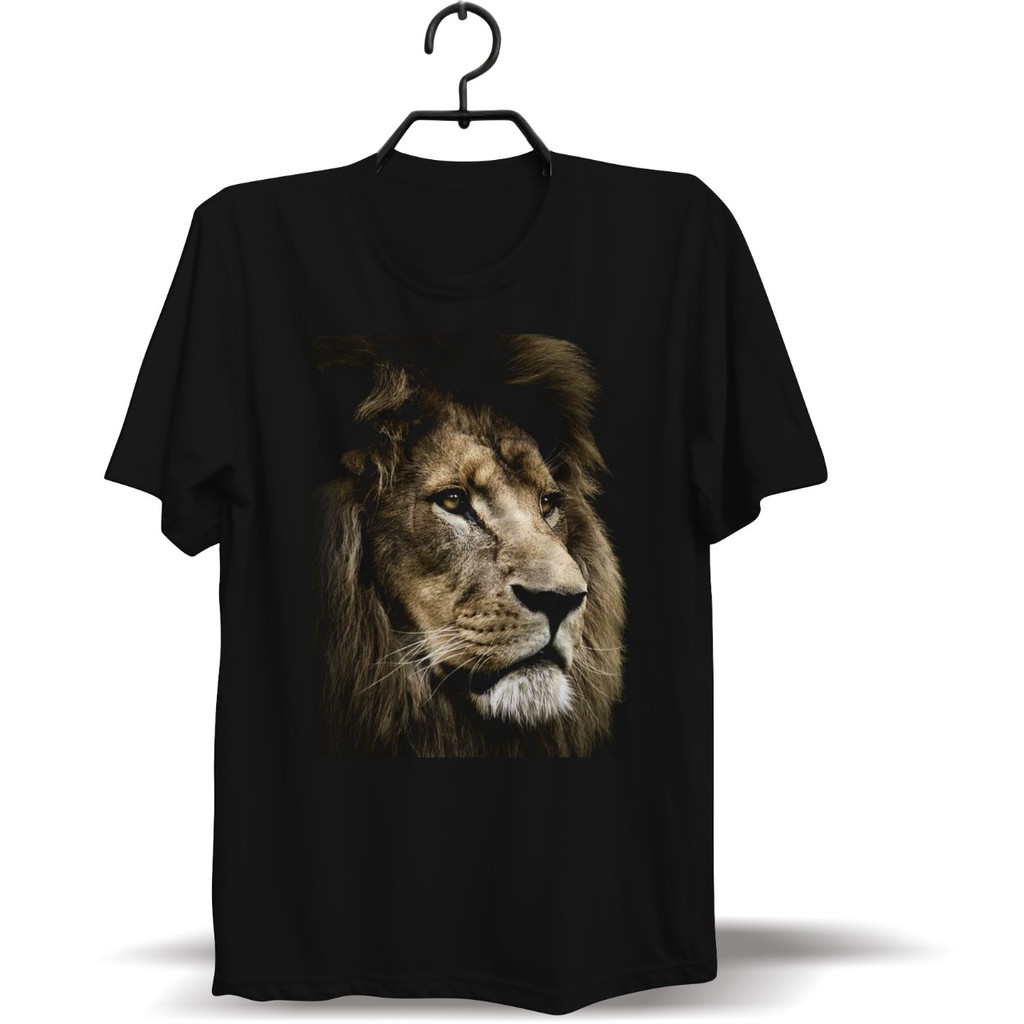 Jual KAOS PRIA / KAOS DISTRO CUSTOM SATUAN SABLON DTF DTG DESAIN SINGA ...