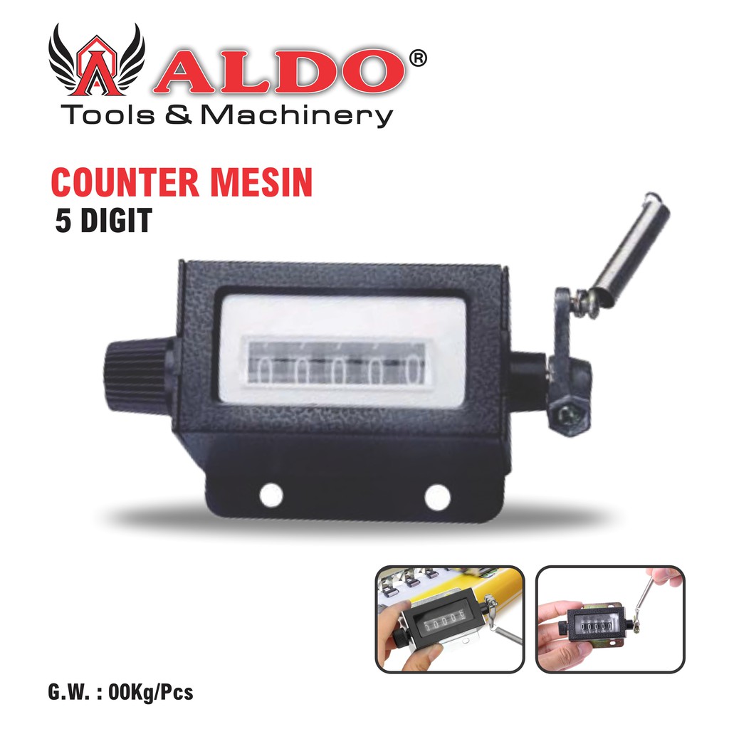 Jual Counter Mesin 5 Digit Merk Aldo | Shopee Indonesia