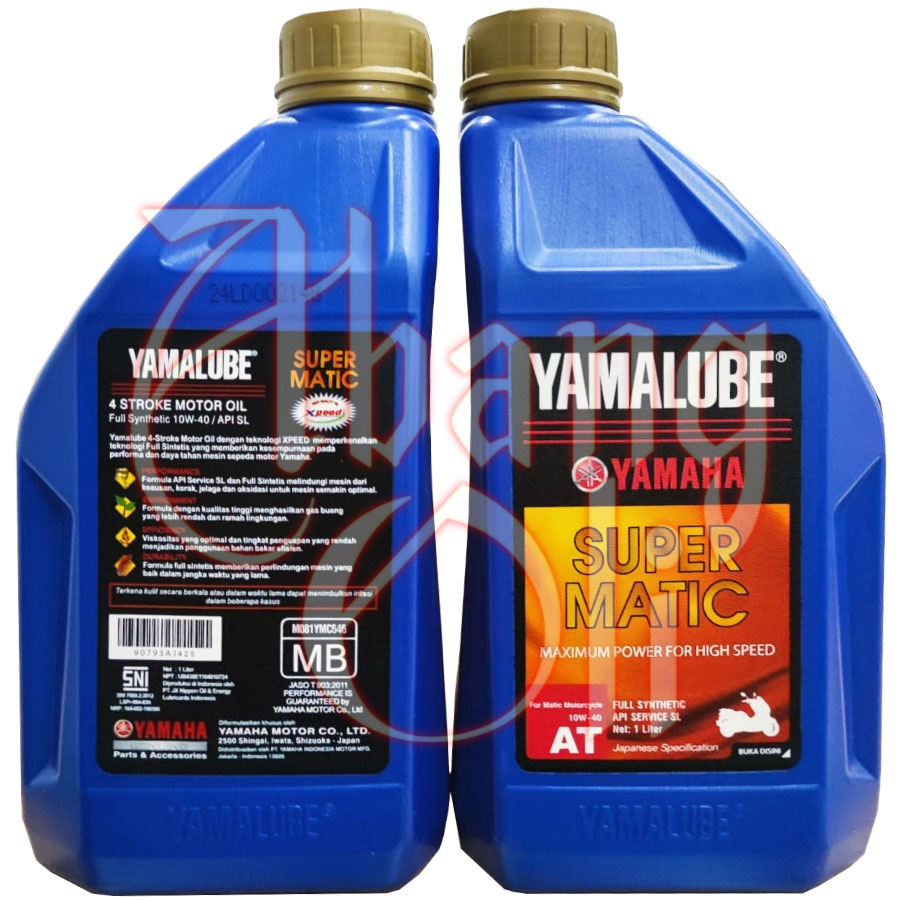 Jual OLI YAMALUBE SUPER MATIC 10W-40 1000ML 1LITER OLI MOTOR MATIC ...