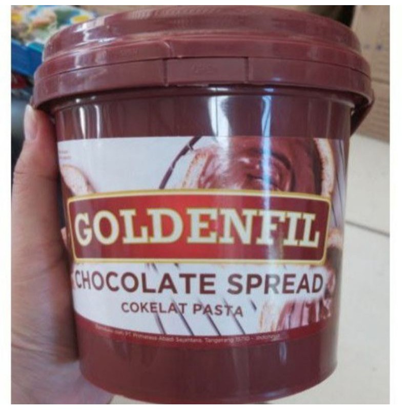 Jual GOLDENFIL CHOCOLATE SPREAD PAIL 1KG | Shopee Indonesia