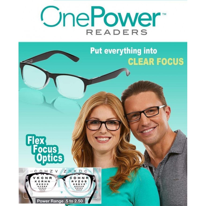 Jual One Power Readers - Flex Auto Focus Optic - Kacamata Baca Bifocal ...