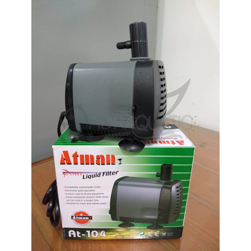 Jual ATMAN AT-104 POWER HEAD LIQUID FILTER POMPA AIR CELUP FILTER ...