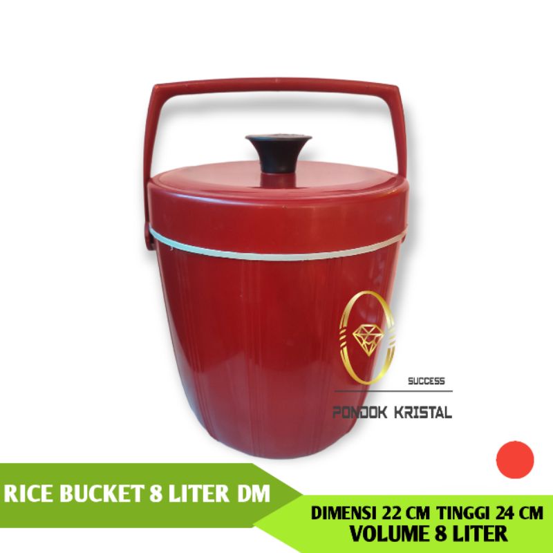 Jual Bos Nasi 8 Liter DM / Bos Nasi hot and cold / Box Nasi / Rice Box ...