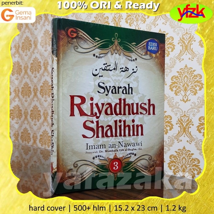 Jual Buku Syarah Riyadhus Shalihin Imam Nawawi Original Terjemah Kitab Riyadhus Sholihin dengan ...