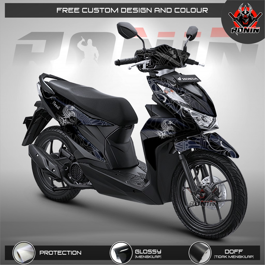 Jual Sticker Decal Full Body All New Beat 2020 Motif Wayang Silver ...