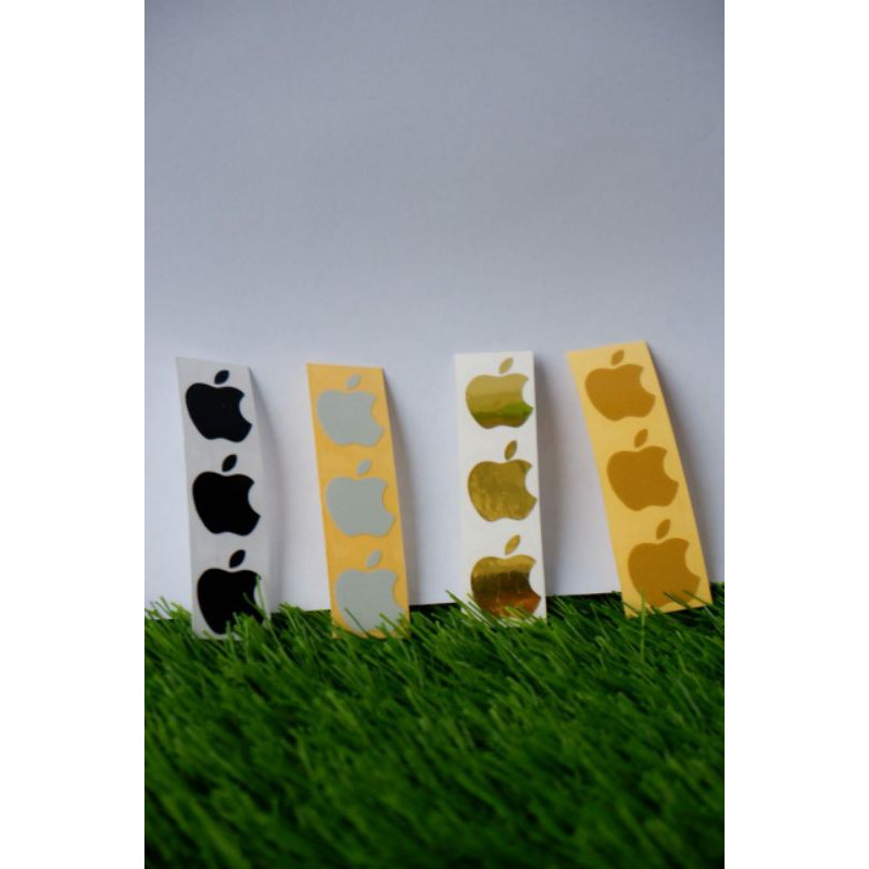 Jual Cutting sticker logo iPhone apple isi 3biji untuk semua Hp ...