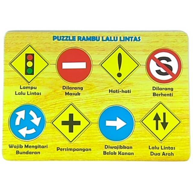 Jual Puzzle Rambu Lalu Lintas - Jual Promo Harga Murah Grosir Mainan ...