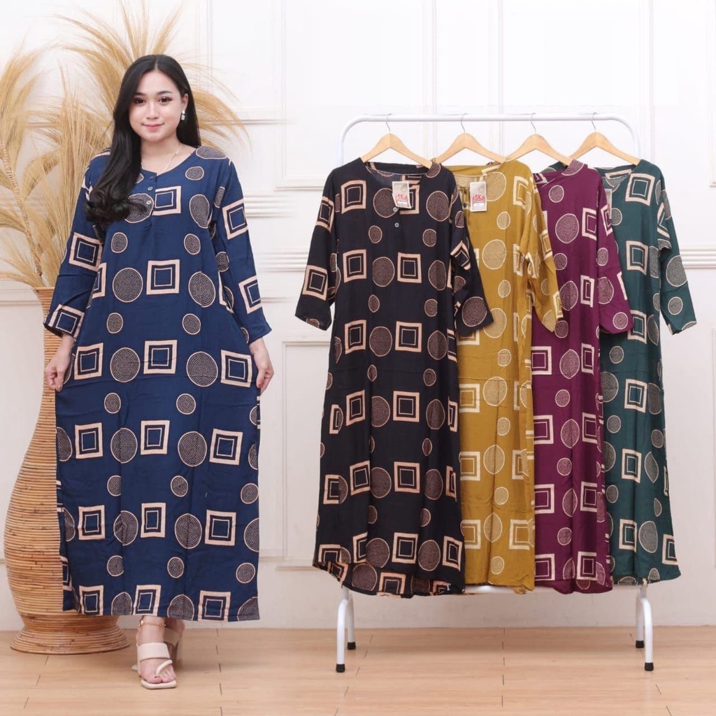 Jual LONGDRESS CABUTAN BUSUI LD 110 DASTER BATIK LENGAN PANJANG KANCING ...