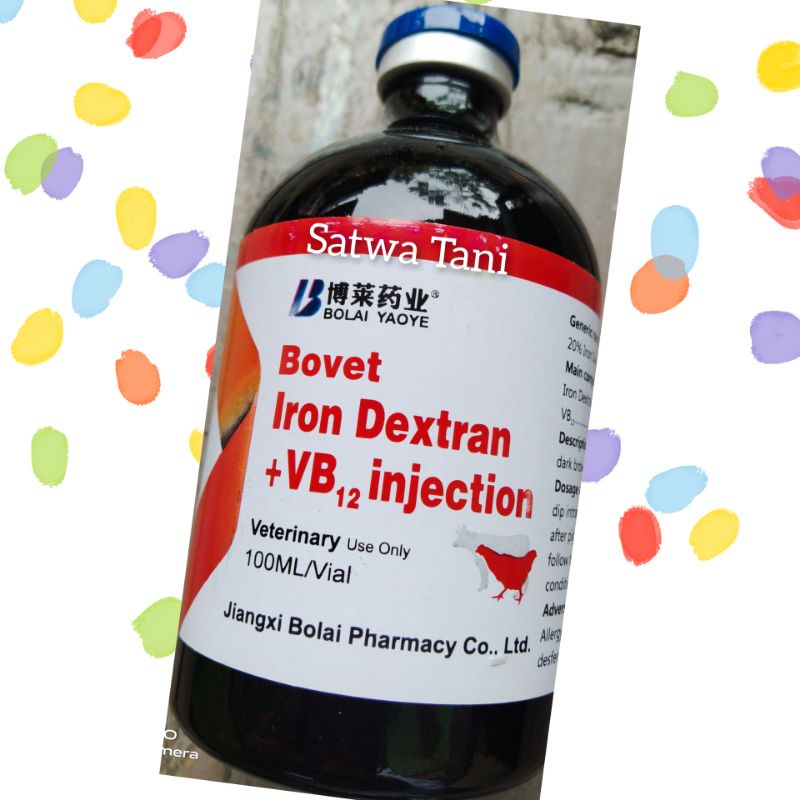 Jual Iron Dextran 20% dan vit B12 (zat besi konsentrasi tinggi ...