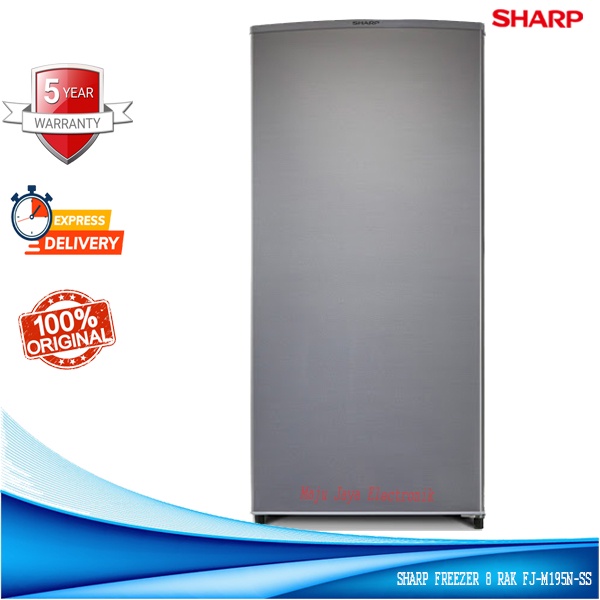 Jual Freezer SHARP FJ-M 198 A HS Low Watt Stand Freezer 8 Rak | Shopee ...