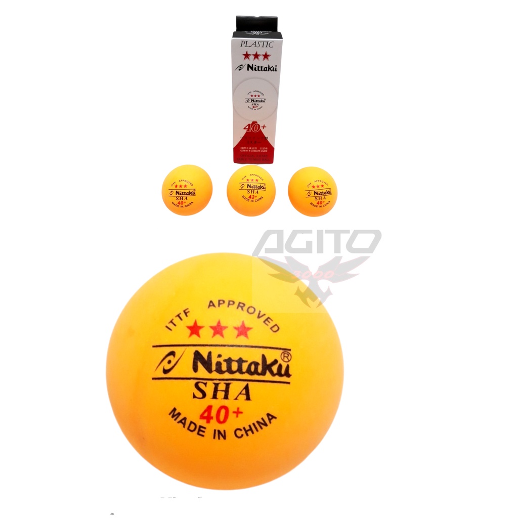Jual Bola PingPong Atau Tenis Meja Nittaku SHA Star 3 Kotak Putih | Shopee Indonesia