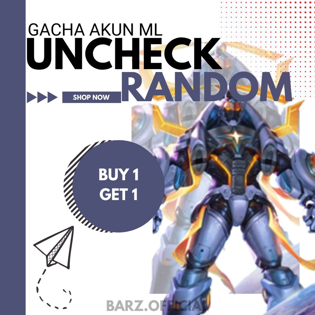 Jual PROMO BELI 1 GRATIS 1 UNCHECK ML RANDOM | Shopee Indonesia