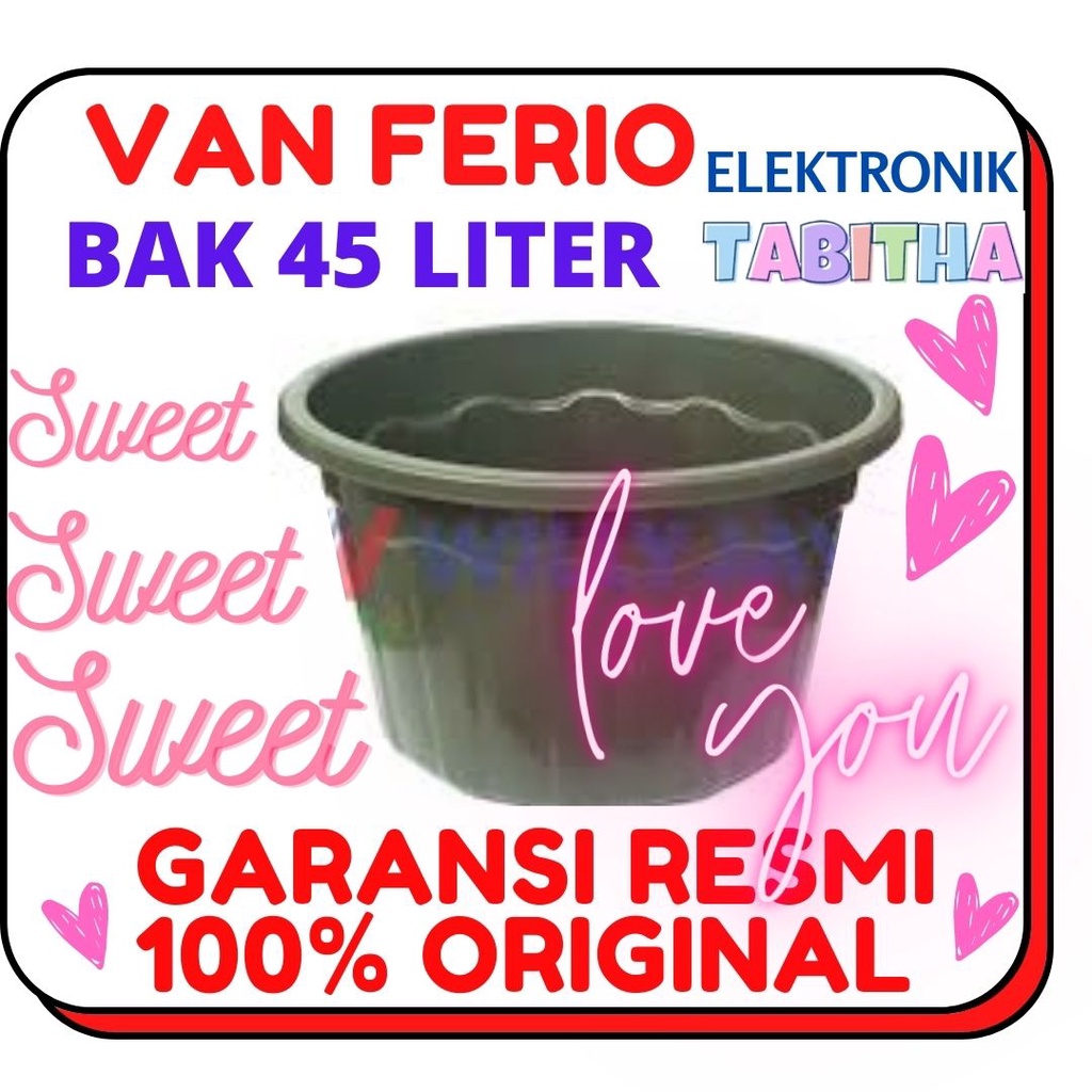 Jual Bak Ember Baskom Jolang Jumbo 45 Liter USA Besar Tabitha KHUSUS ...