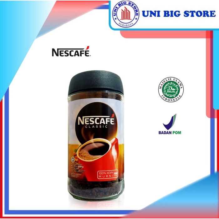 Jual NESCAFE Classic Era 200 gr JAR Botol Bubuk Dalgona | Shopee Indonesia