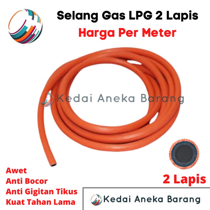 Jual Selang Gas FULI Kompor LPG ELPIJI 2 Lapis SNI Low Pressure Tekanan ...