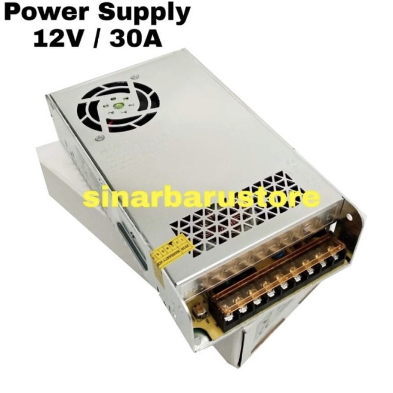 Jual Balas/Ballast LED Strip/LED Power Supply Wing Lock" Dc 12V 30A ...