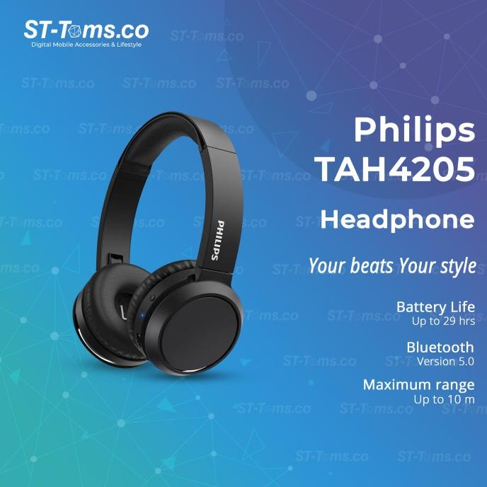 Jual Philips TAH4205 On-ear Wireless Headphones / TAH 4205 | Shopee ...