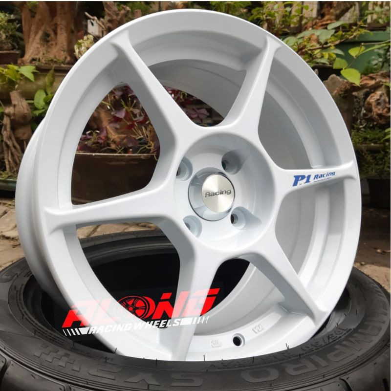 Jual VELG REPL. BUDDY CLUB-P1 R15 WHITE SUPER COPY-LIKE ORIGINAL ...