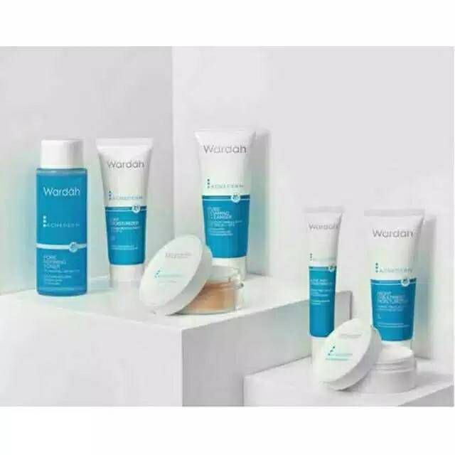 Jual Paket wardah acnederm acne series (7 produk) | Shopee Indonesia