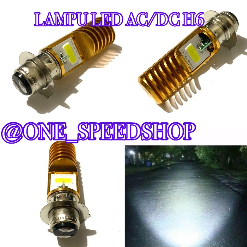 Jual LAMPU UTAMA 2 LED AC DC NYALA PUTIH TERANG KUALITAS BAGUS TAHAN ...