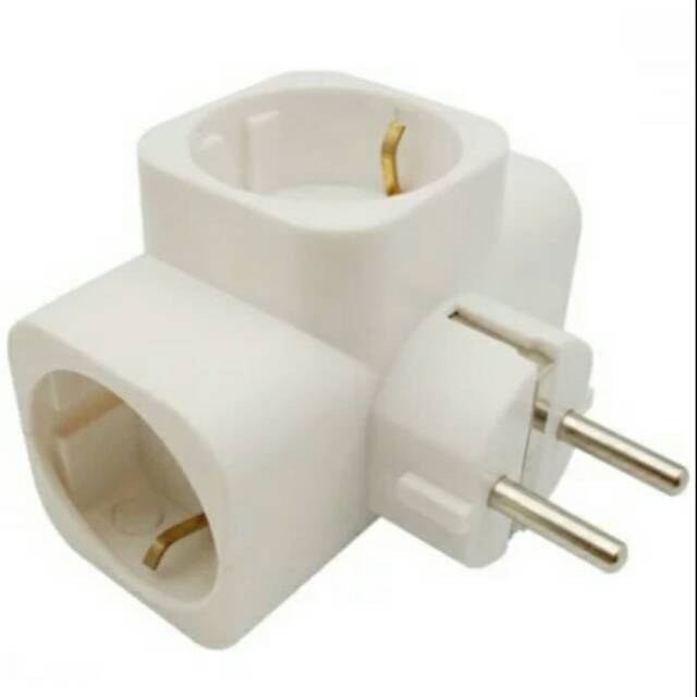 Jual Colokan T arde broco cabang 3 colokan stop kontak 3 lubang colokan ...