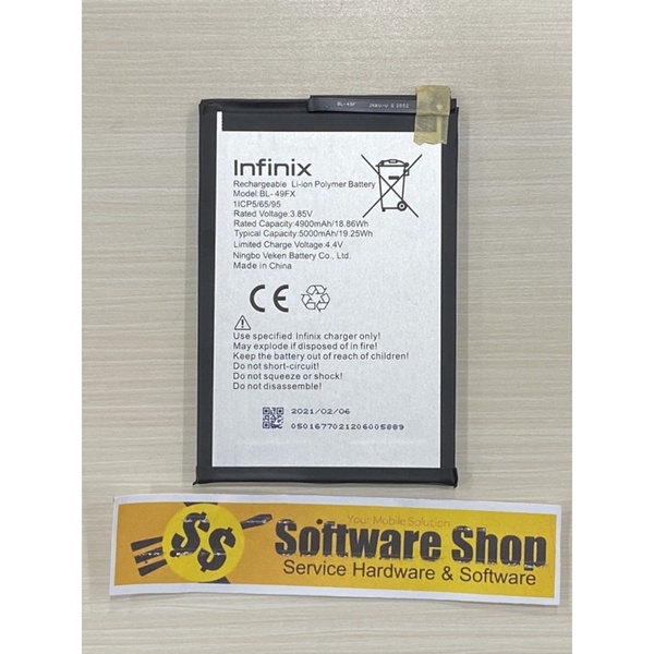 Jual BATTERY INFINIX X657/ SMART 5/ BL-49FX ORIGINAL 100% | Shopee ...