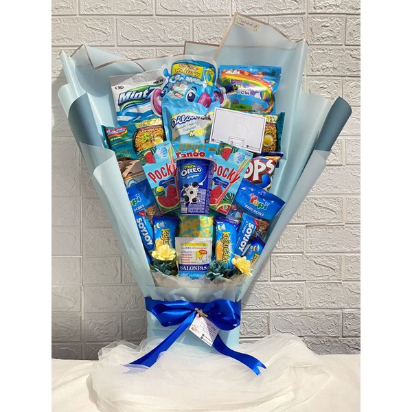 Jual Snack Bucket Premium Bigger Biru | Shopee Indonesia